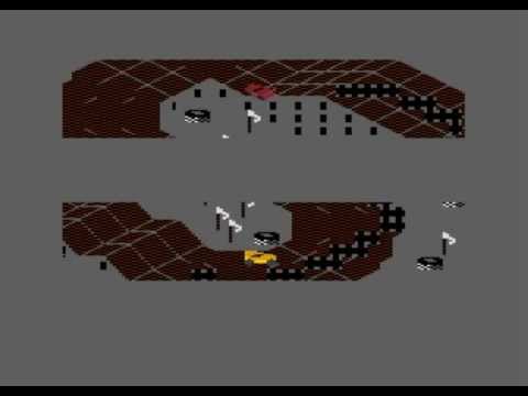 Racing Destruction Set - gameplay Atari XL/XE - YouTube