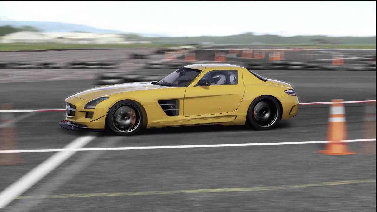 2013 Mercedes Benz SLS AMG Black Series Top Gear Track - YouTube