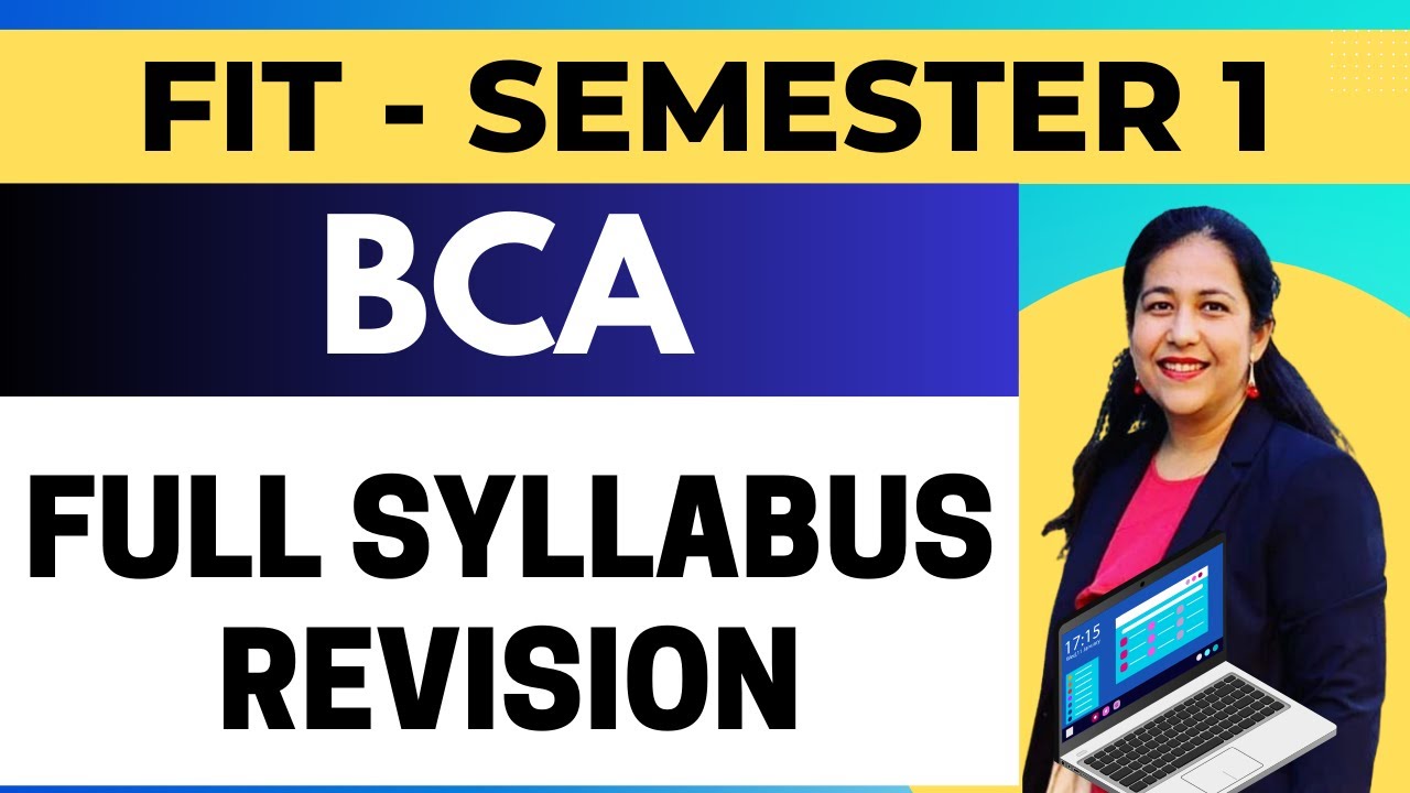 Fundamentals of Information Technology | Full Syllabus Revision ...