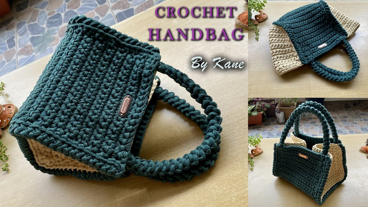 CROCHET BAG : Handmade Bag Handles Video Tutorial Crochet Pattern 👜 👜 ...
