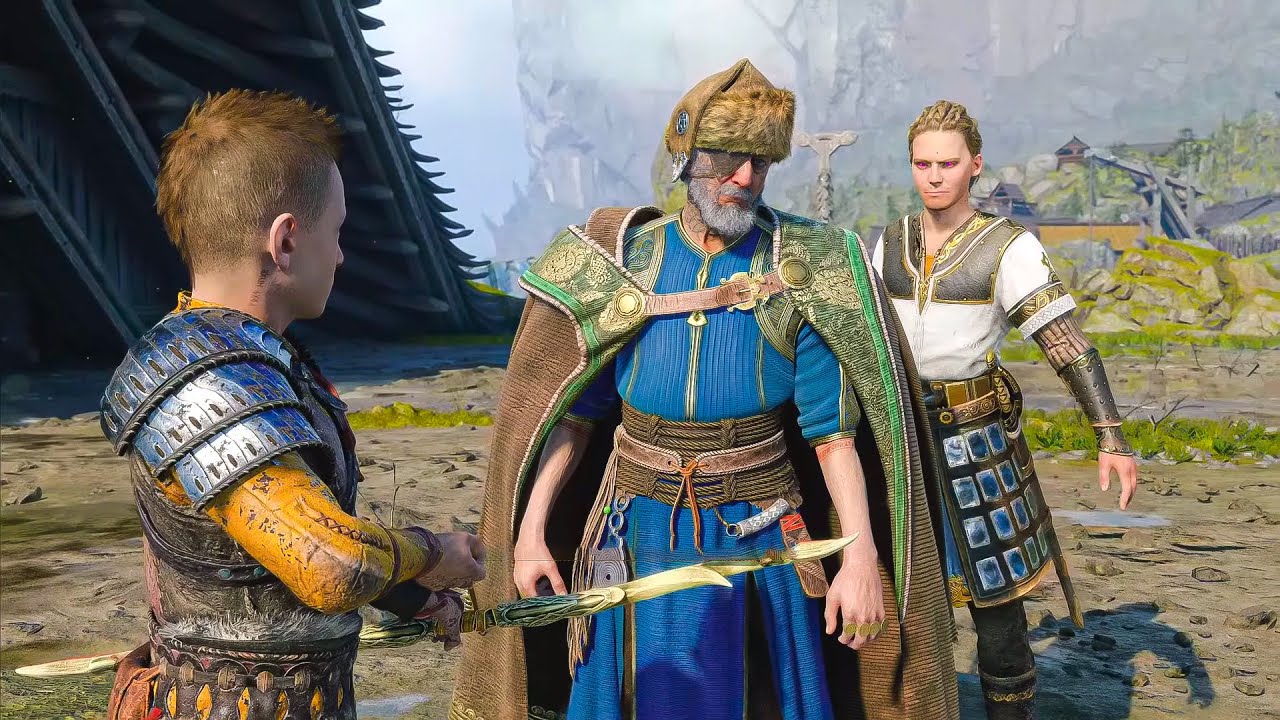 Meeting Odin in Asgard - God of War Ragnarök - YouTube