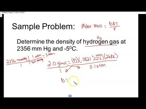 Ideal Gas Law MM DRT P - YouTube