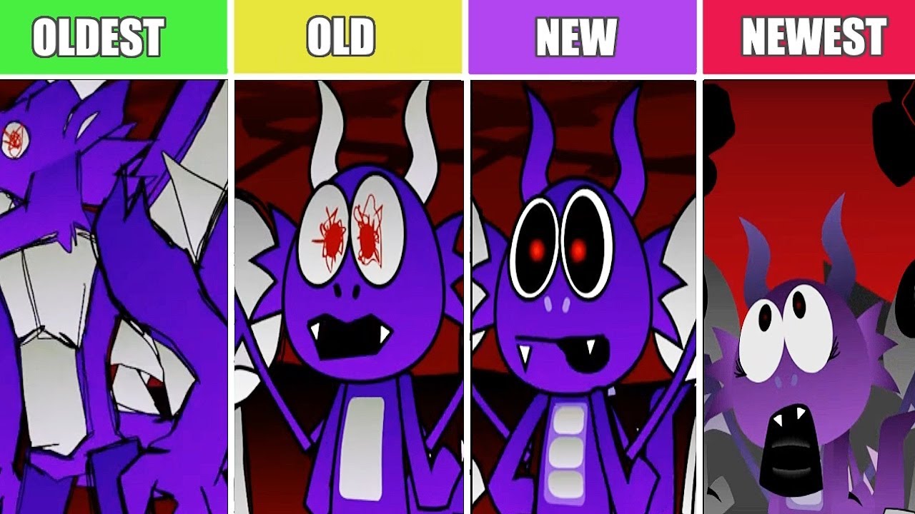 Incredibox Sprunksters Horror Mod - Oldest Vs Old Vs New Vs Newest ...