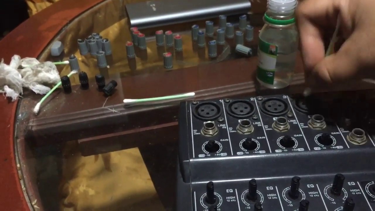 Cómo limpiar una mixer behringer 2019 - YouTube