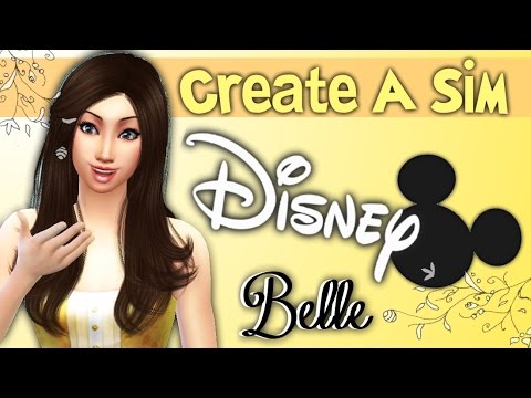 The Sims 4: Disney Create A Sim -Belle- - YouTube