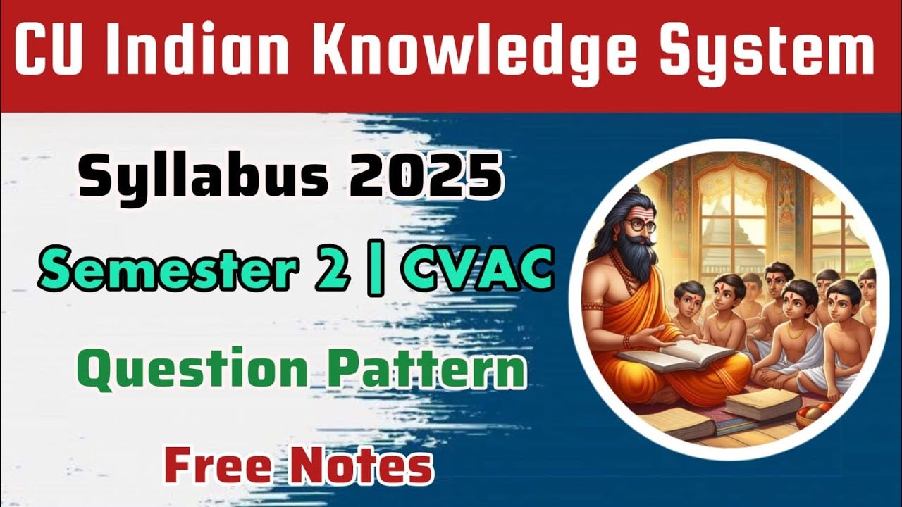 CU 2nd semester CVAC syllabus 2024 | 2nd semester CVAC syllabus 2024 ...