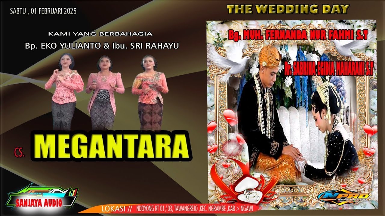 LIVE NPRO // WEDDING // SABRINA & FERNANDA // RIAS HENI WEDDING // CS ...