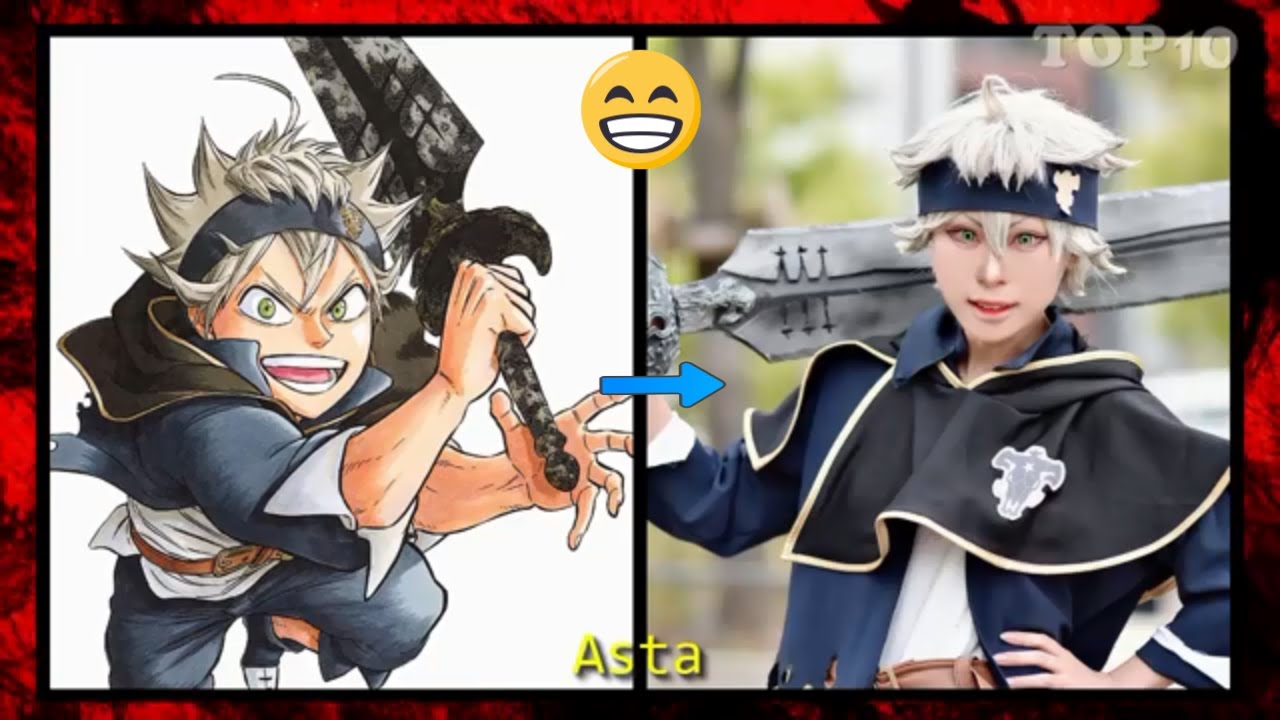 Black Clover Characters In Real Life | TOP 10 - YouTube
