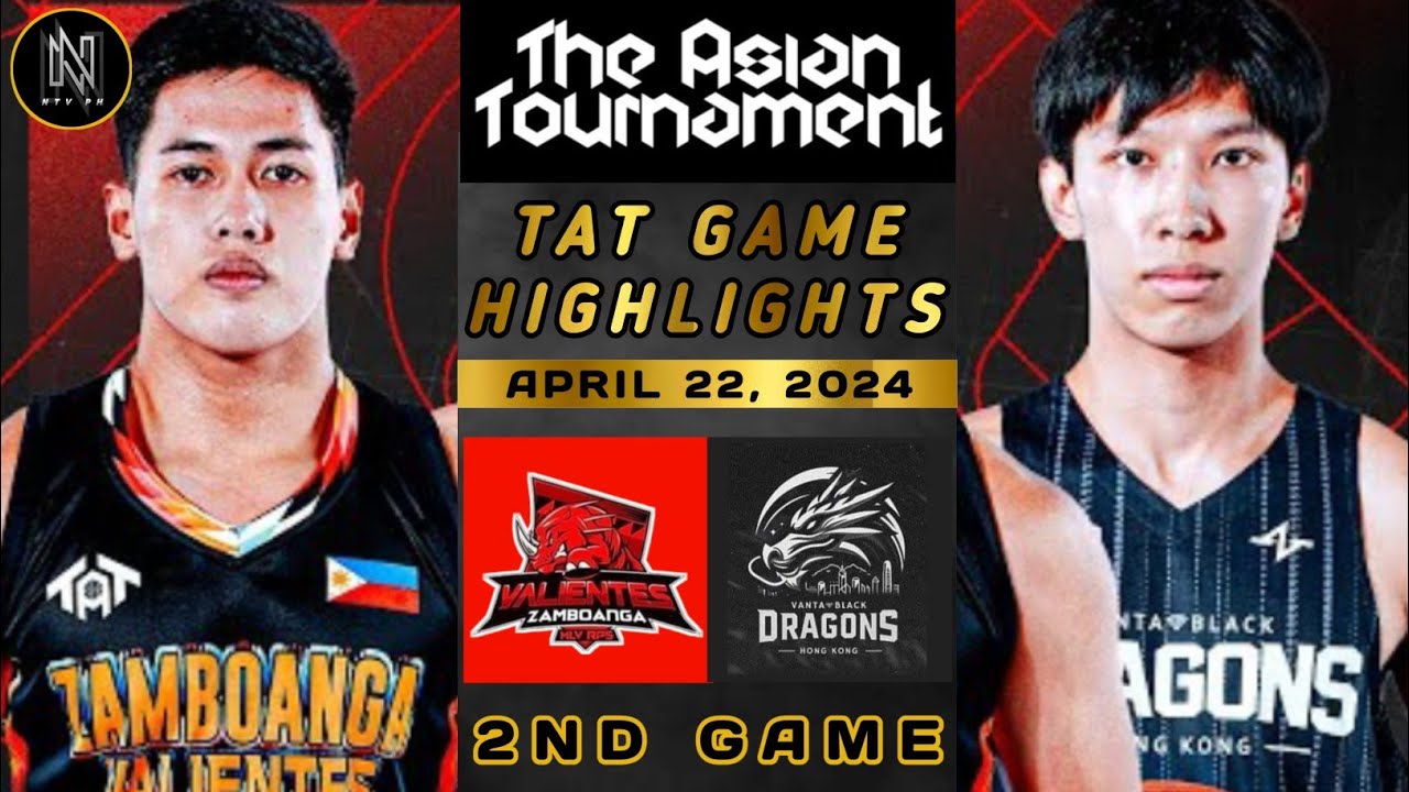 THE ASIAN TOURNAMENT: HIGHLIGHTS ZAMBOANGA VALIENTES VS VANTABLACK ...