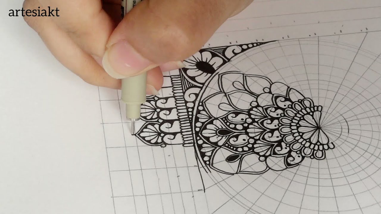 Advanced Mandala ART - YouTube