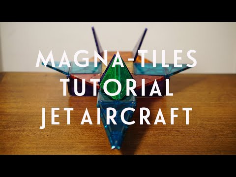Magna-Tiles Idea: Jet Aircraft