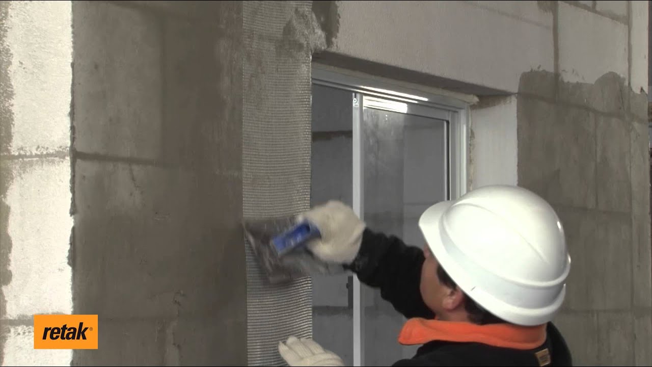 Revoque fibrado exterior retak® - YouTube