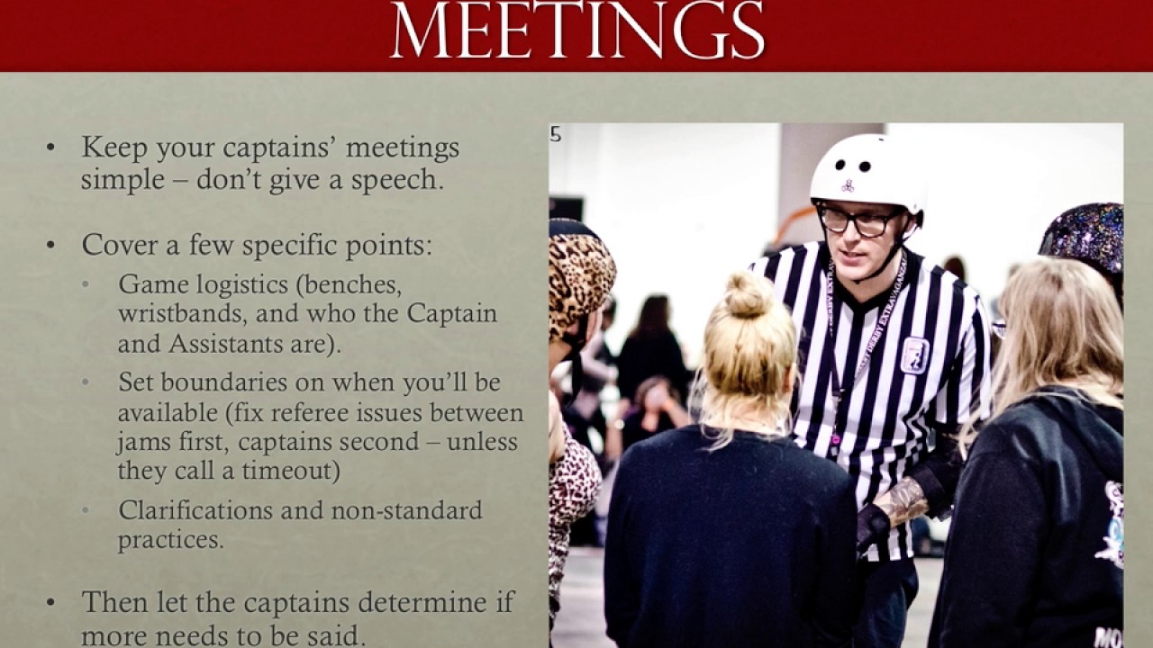 Roller Derby Referee Training - 2017 Rules - Head Reffing - Ref-Ed.com ...