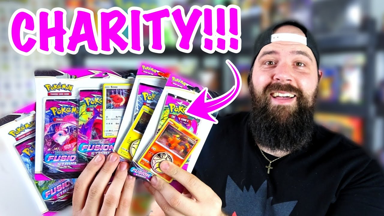 CHARITY POKEMON PACK BATTLE! - FUSION STRIKE POKEMON CARDS - YouTube