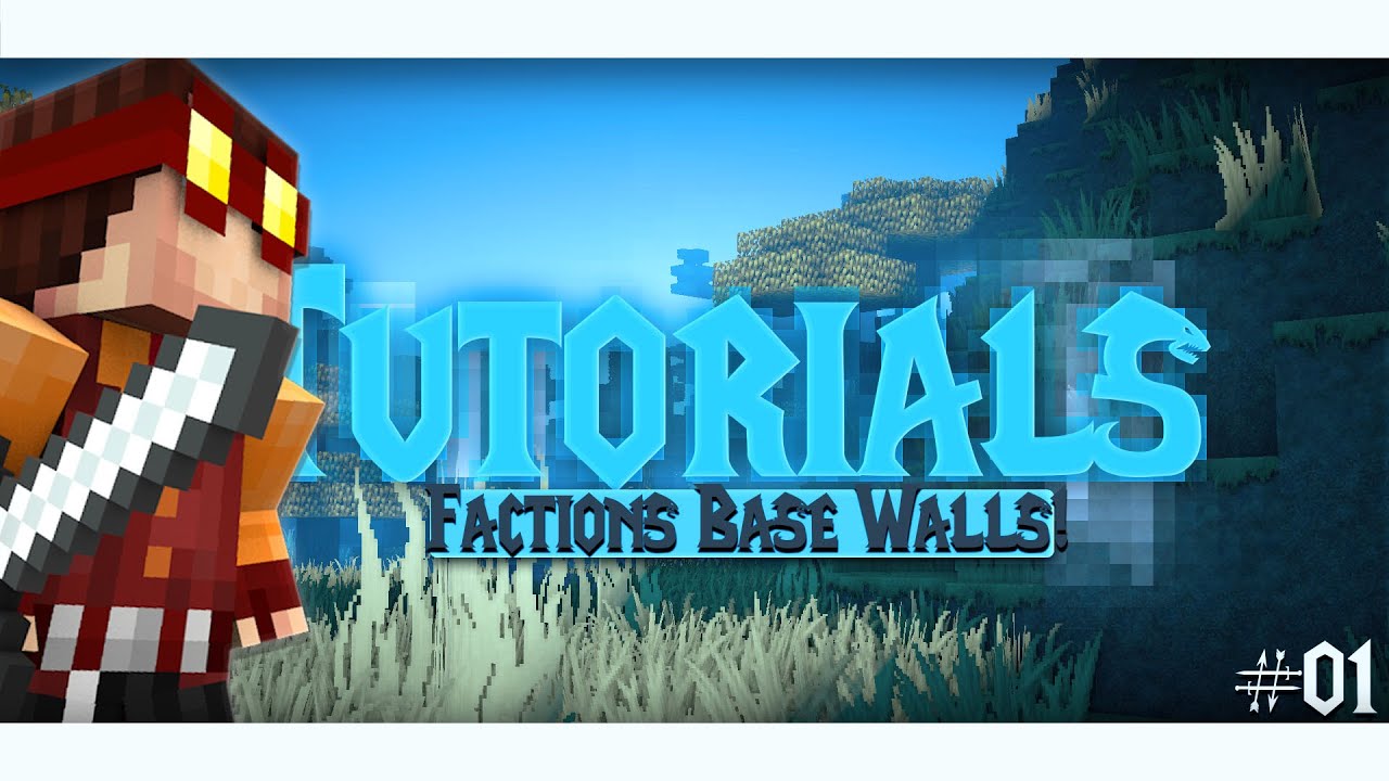 Minecaft 1.8 Factions Base Wall Tutorial - YouTube