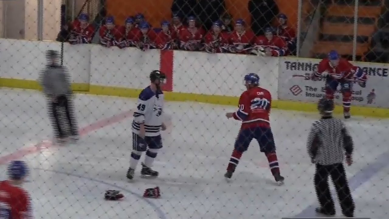 Tanner Carr vs Ethan Larocque Cold Lake Ice vs St Paul Canadiens ...