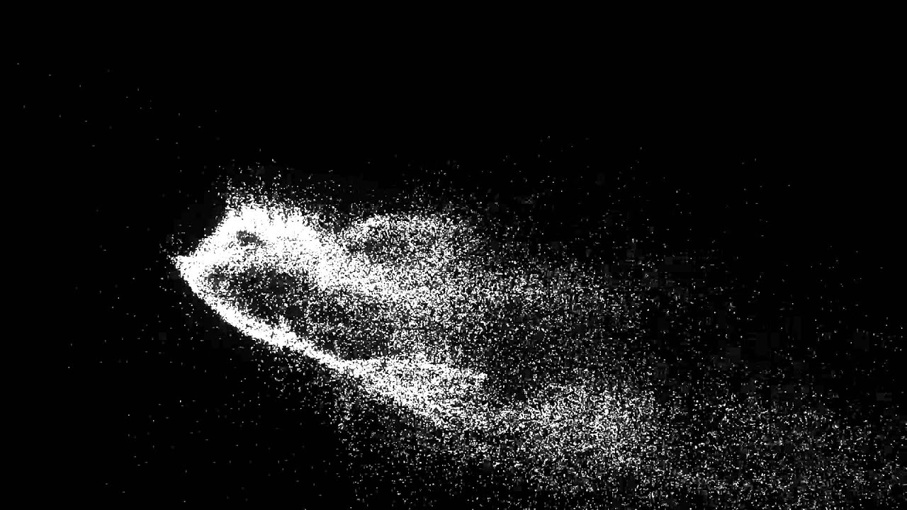 Particle Dissolving Text Maya - YouTube