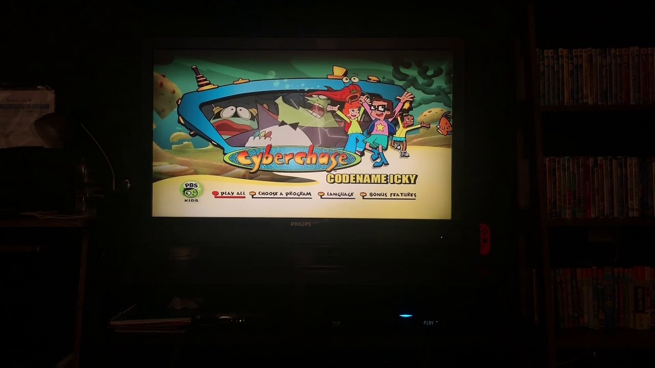 Cyberchase codename icky 2004 DVD menu walkthrough - YouTube