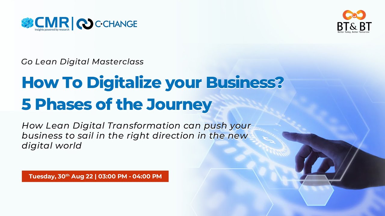 How To Digitalize your Business? -5 Phases of the Journey – BTBT - YouTube