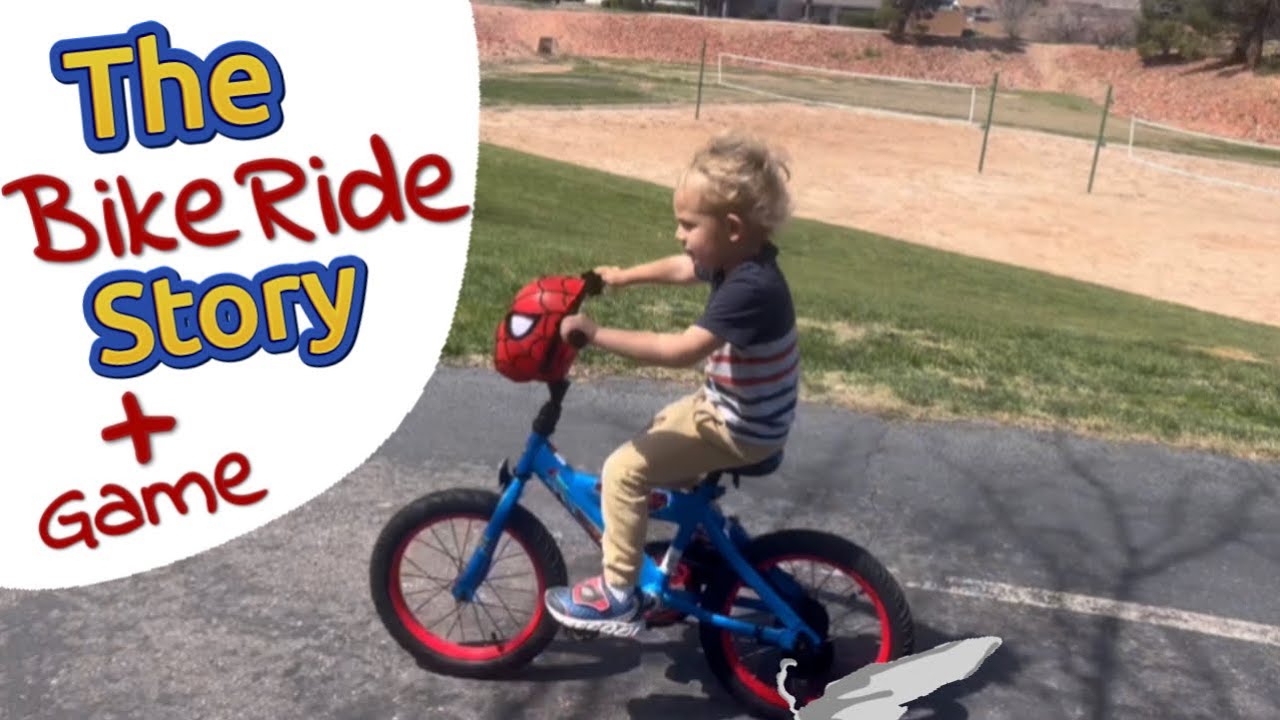 FamiLY fun bike Ride outdoor River Adventure | Learning Game - YouTube