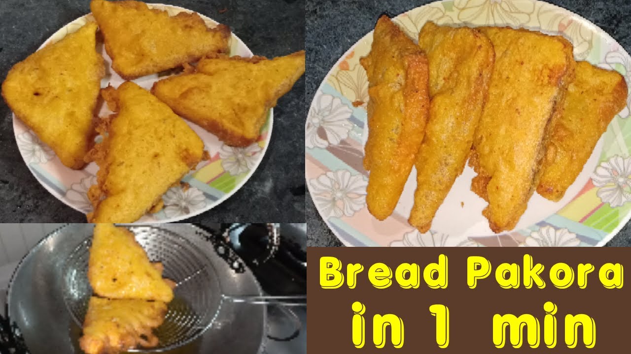 How to Make bread pakora at home in 1 min | very easy recipe of bread ...