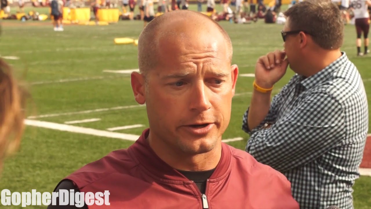 GI Video: Fleck discusses true freshman OT Blaise Andries - YouTube