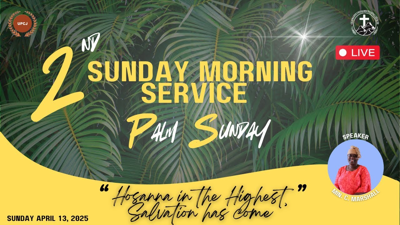 2nd Sunday Morning Service | Palm Sunday | 13.06.25 - YouTube