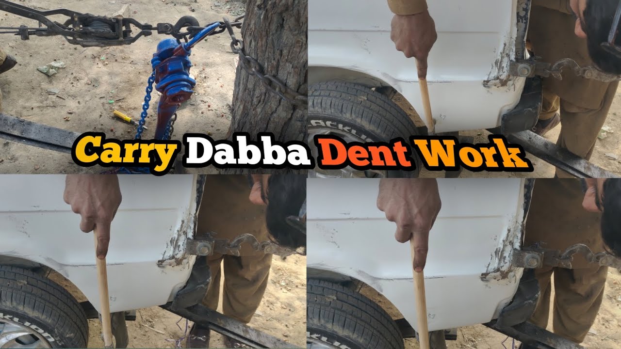 Carry Dabba Denting Work | Transforming Damaged Cars into Perfection ...