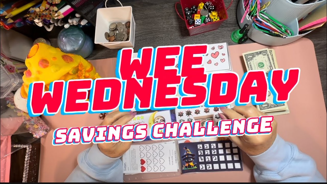 Wee Wednesday Mini Savings Challenge/ Happy Mail/ 3 completed/ spicy ...