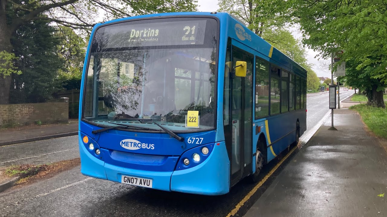 Metrobus: Route 21 (6727 GN07AVU) Alexander Dennis Enviro 200 10.8m ...