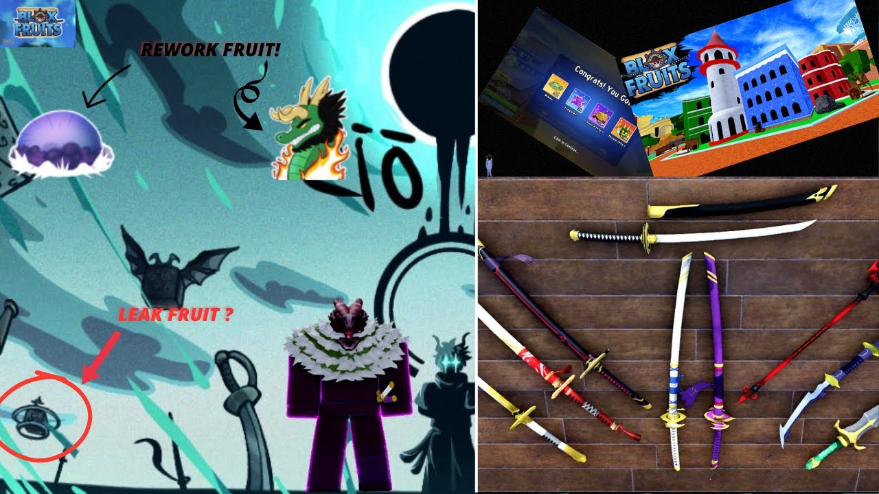 update 20 | Nouveaux fruit ? rework map , sword et fruit plus nouvelle ...