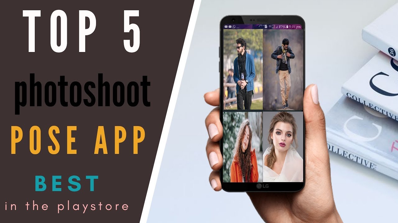 Top 5 photoshoot pose app./best app in every time. - YouTube