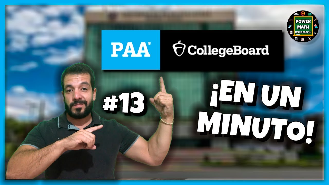 Guia de estudio PAA(College Board 2021)⏱TIPS para CONTESTAR RÁPIDO ...