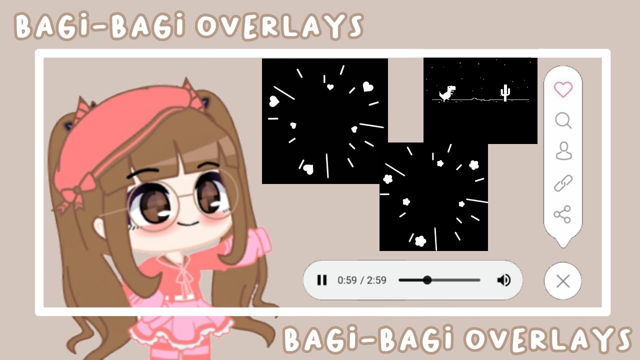 ꒰Bagi² overlays untuk intro gacha💗‼️彡||by:stxrry_zaa-!彡 - YouTube