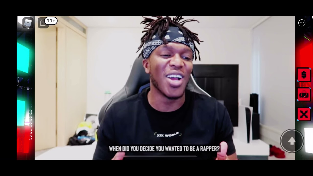 KSI Answering Questions In The Roblox KSI Event - YouTube