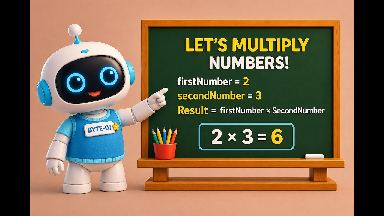 Learn Multiplication with Python for Kids | Beginner Coding Lesson 🤖🐍 ...
