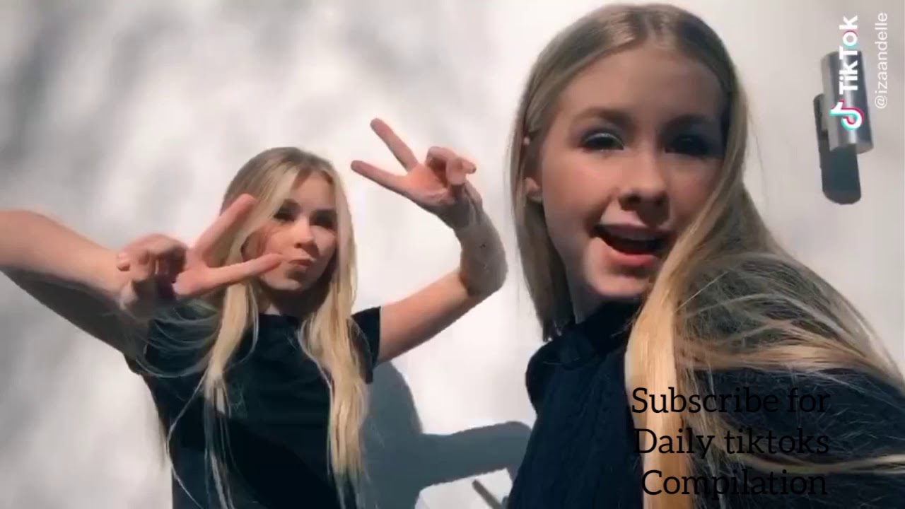 Iza and Elle's April's latest Tiktoks Compilation |Izaandelle - YouTube