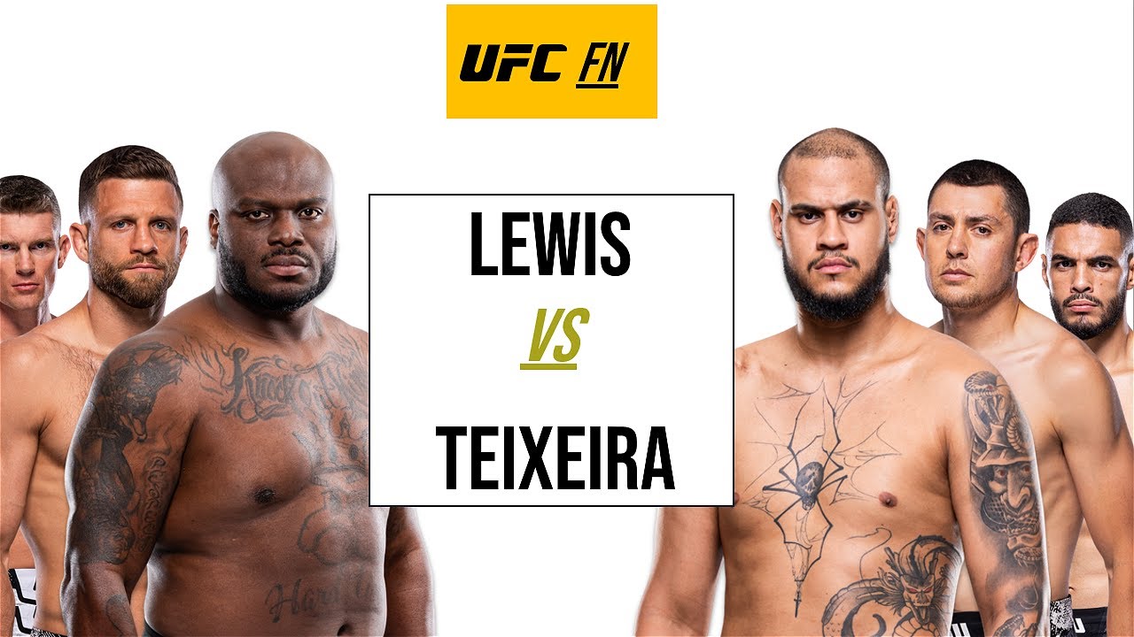 Breaking Down Every Fighter On UFC FN Lewis vs Teixeira (And ...