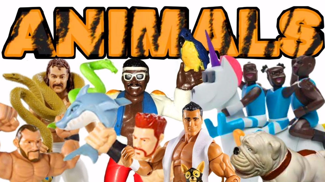 ANIMALS!!! WWE Action Figures - YouTube
