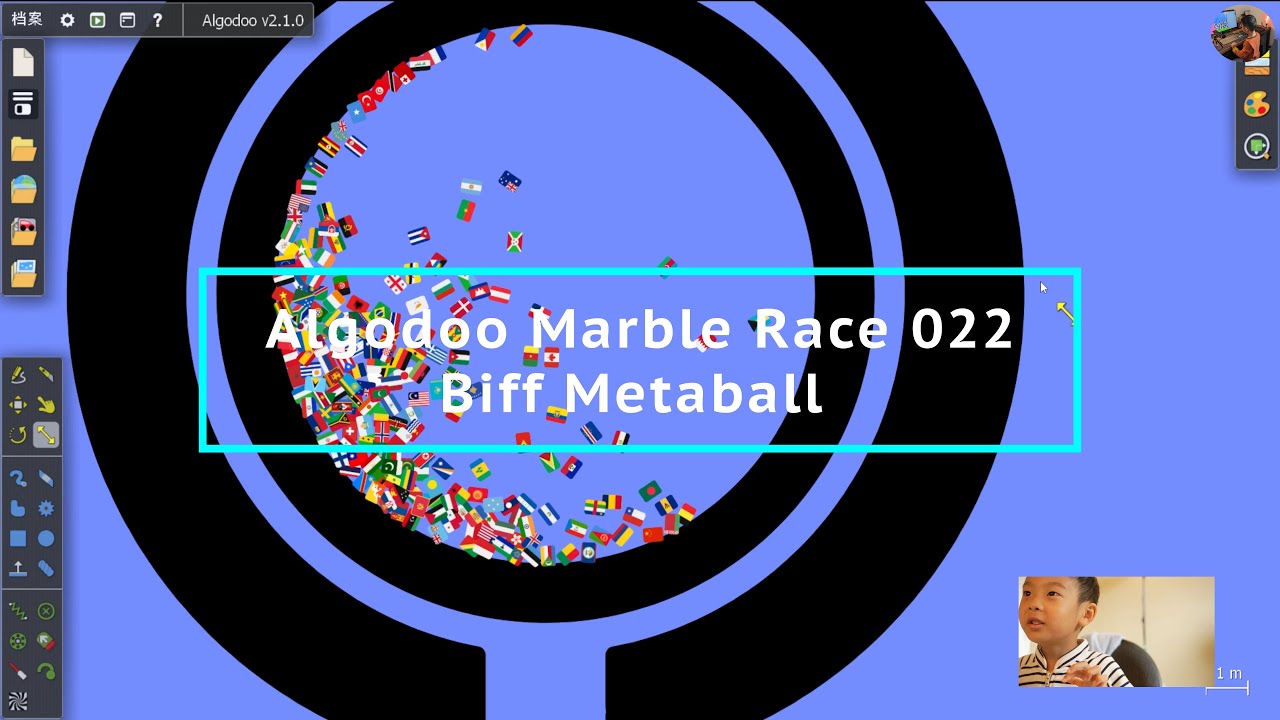 Algodoo Marble Race 022 - YouTube
