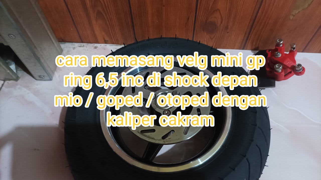 Cara membuat dudukan kaliper atv velg ring 6,5 ke shock depan mio ...