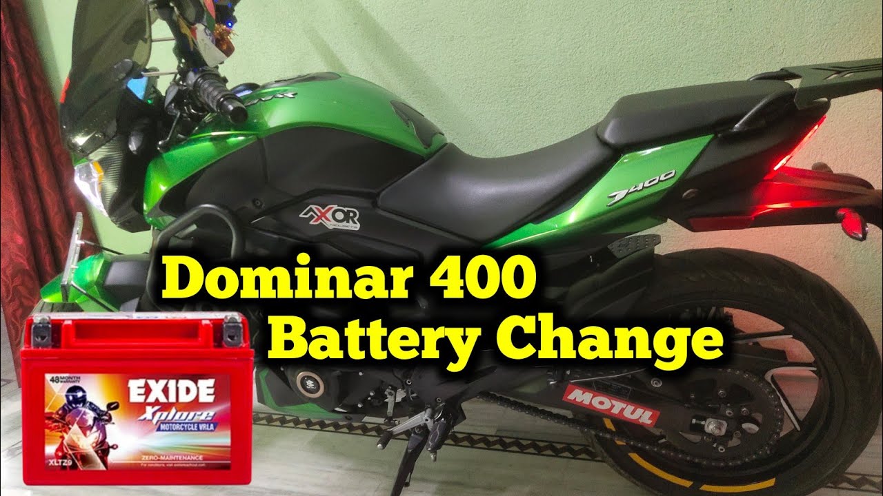 Dominar 400 Bs6 Battery Change 🔋 | Best Battery for Dominar 400 - EXIDE ...