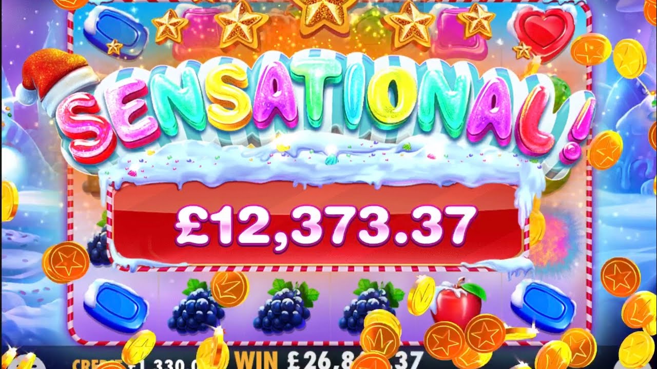 Sweet bonanza Xmas max bet bonus massive win slots - YouTube