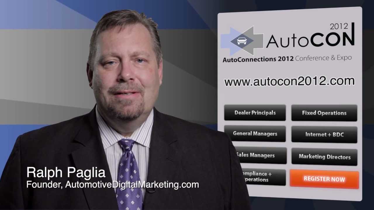 Ralph Paglia Speaking about an Unfair Competitive Advantage for Dealers ...