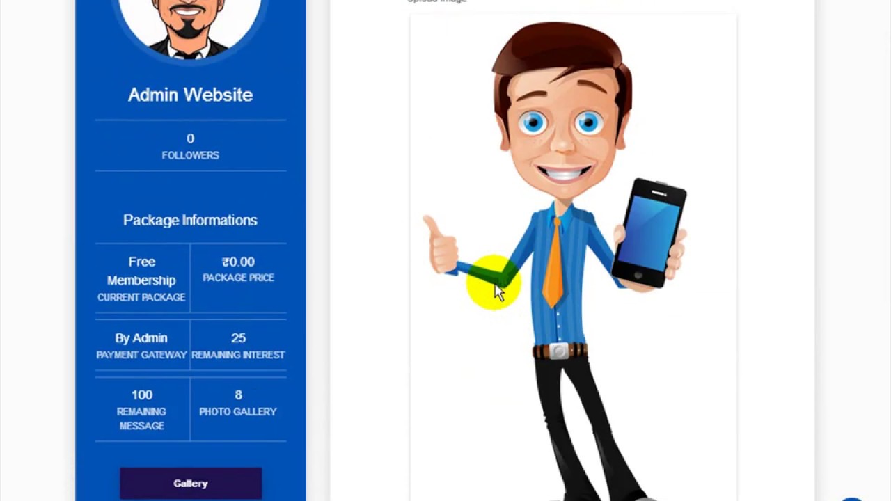How to upload profile photo and gallery photos on www.jeewankasafar.com ...