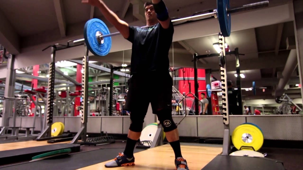 Power Cleans and Full Cleans Progress and Failure Fall funny - YouTube