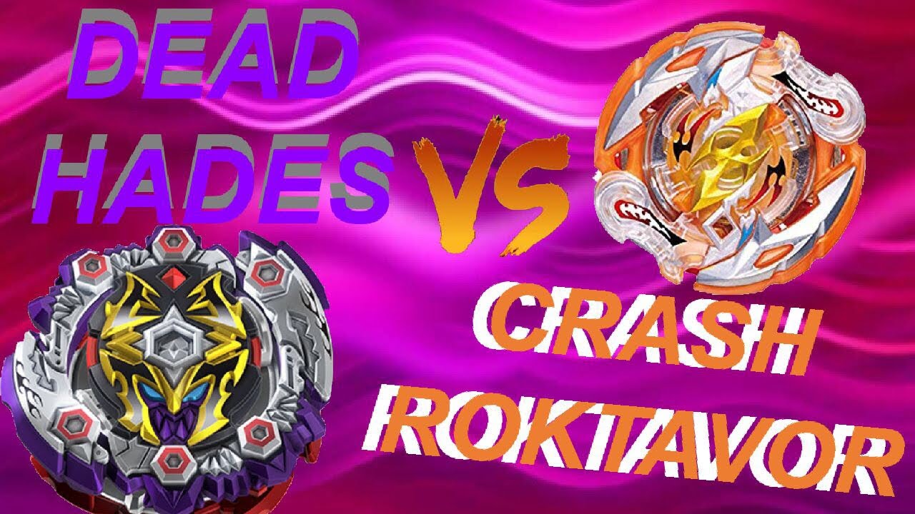 DEAD HADES VS CRASH ROKTAVOR ll Lego beyblade battles - YouTube