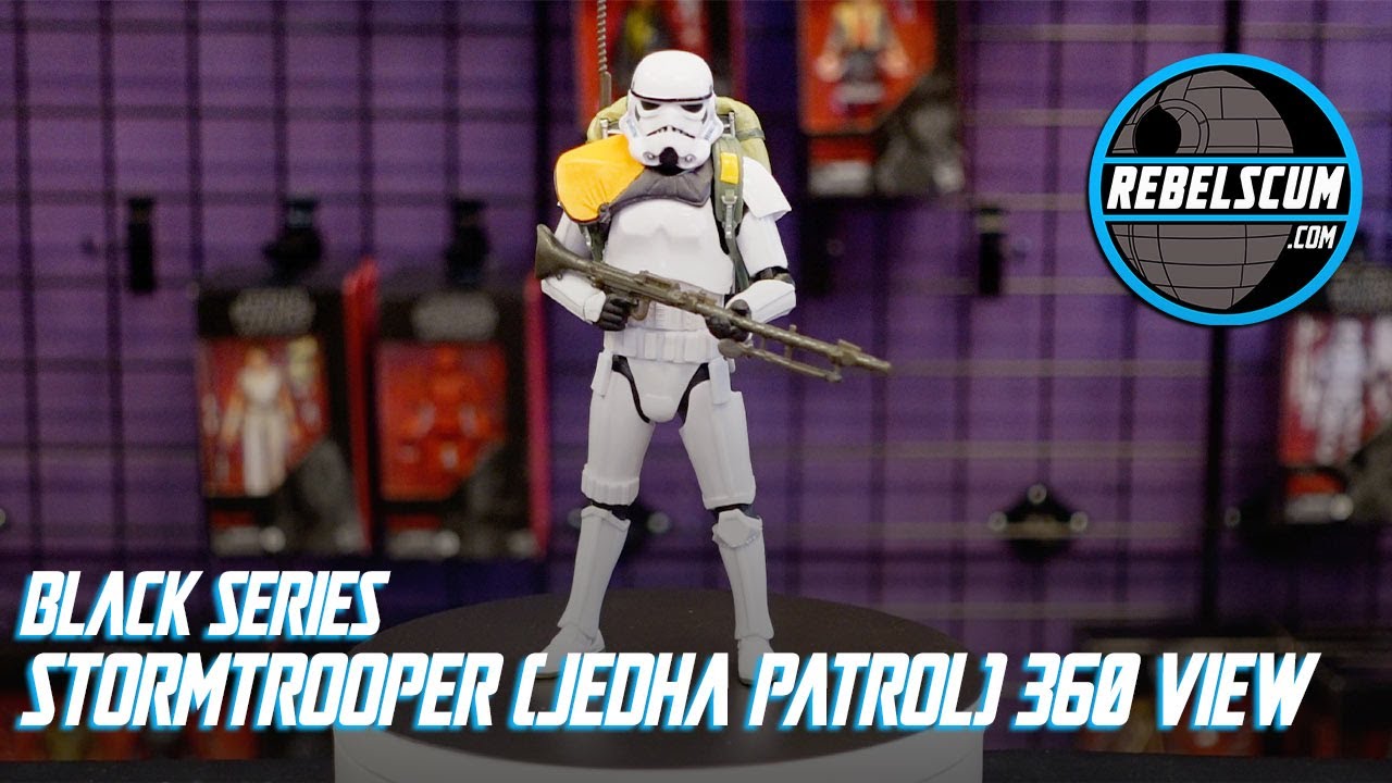 Star Wars Black Series Stormtrooper (Jedha Patrol) Action Figure 360 ...