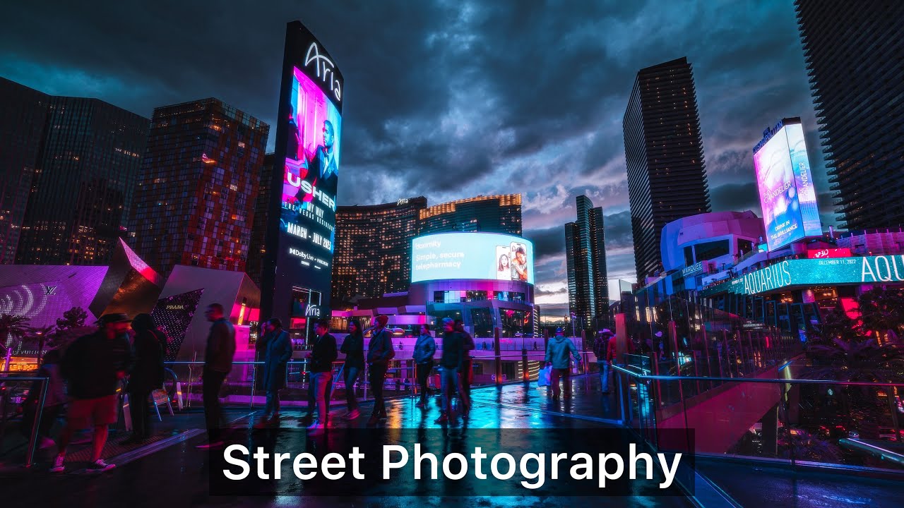 Las Vegas Strip at Night (POV) Street Photography 📸 - YouTube