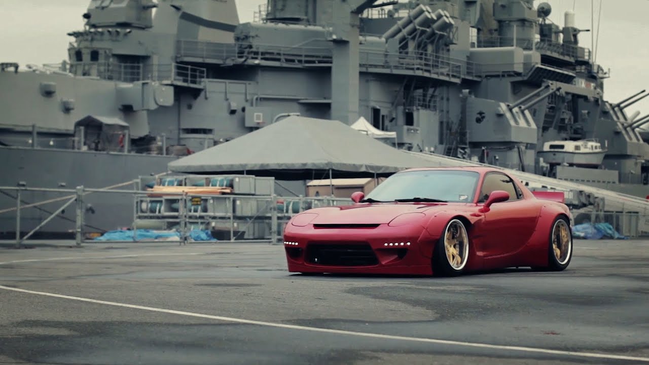 Bagged Rocket Bunny RX7 | @DriveRX7 - YouTube